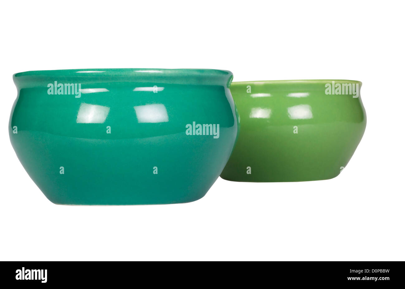 Close-up of two ceramic bowls Stock Photo - Alamy