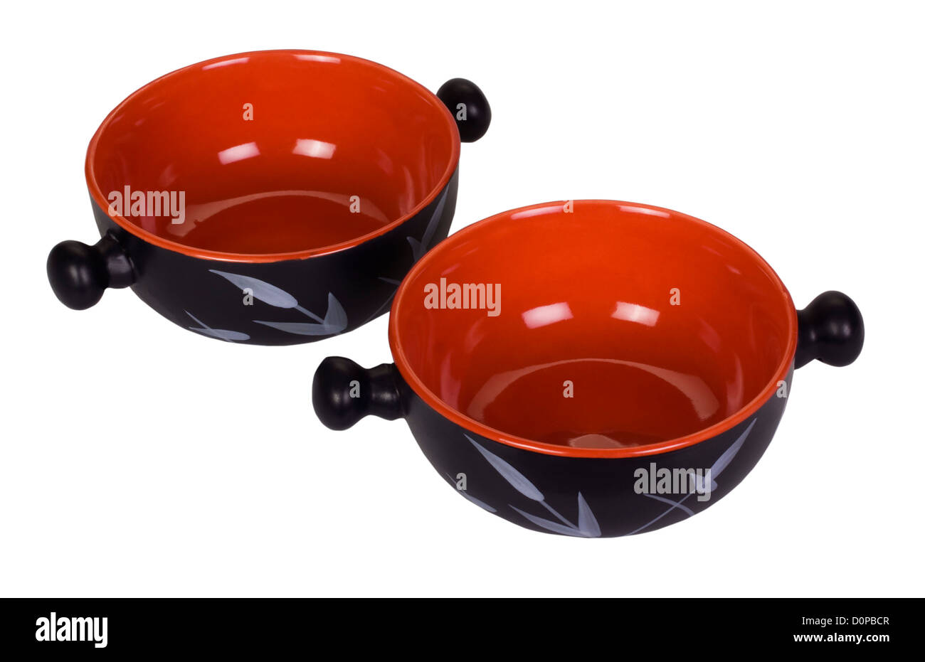 Close-up of two pans Stock Photo - Alamy