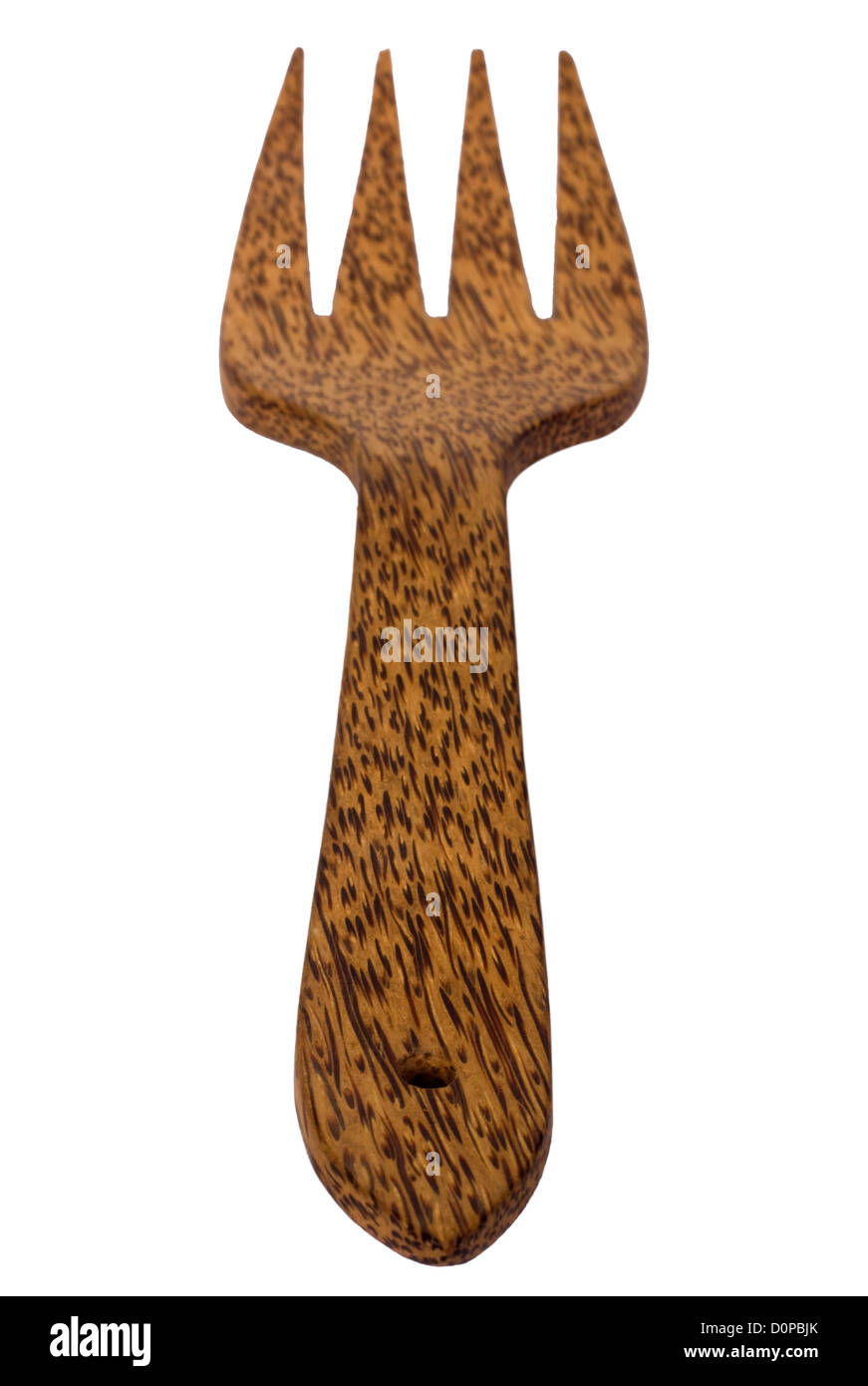 Close-up of wooden fork Stock Photo - Alamy