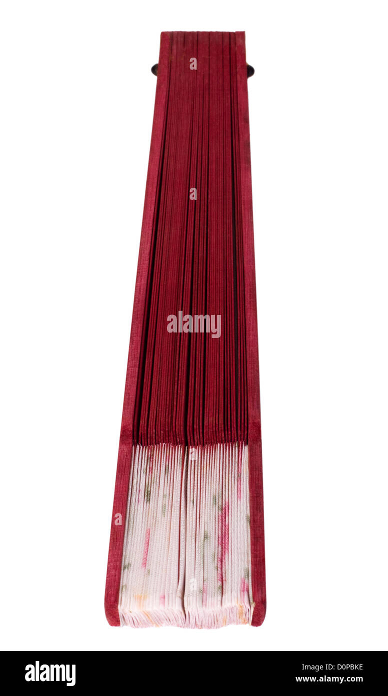 Close-up of a folding fan Stock Photo - Alamy