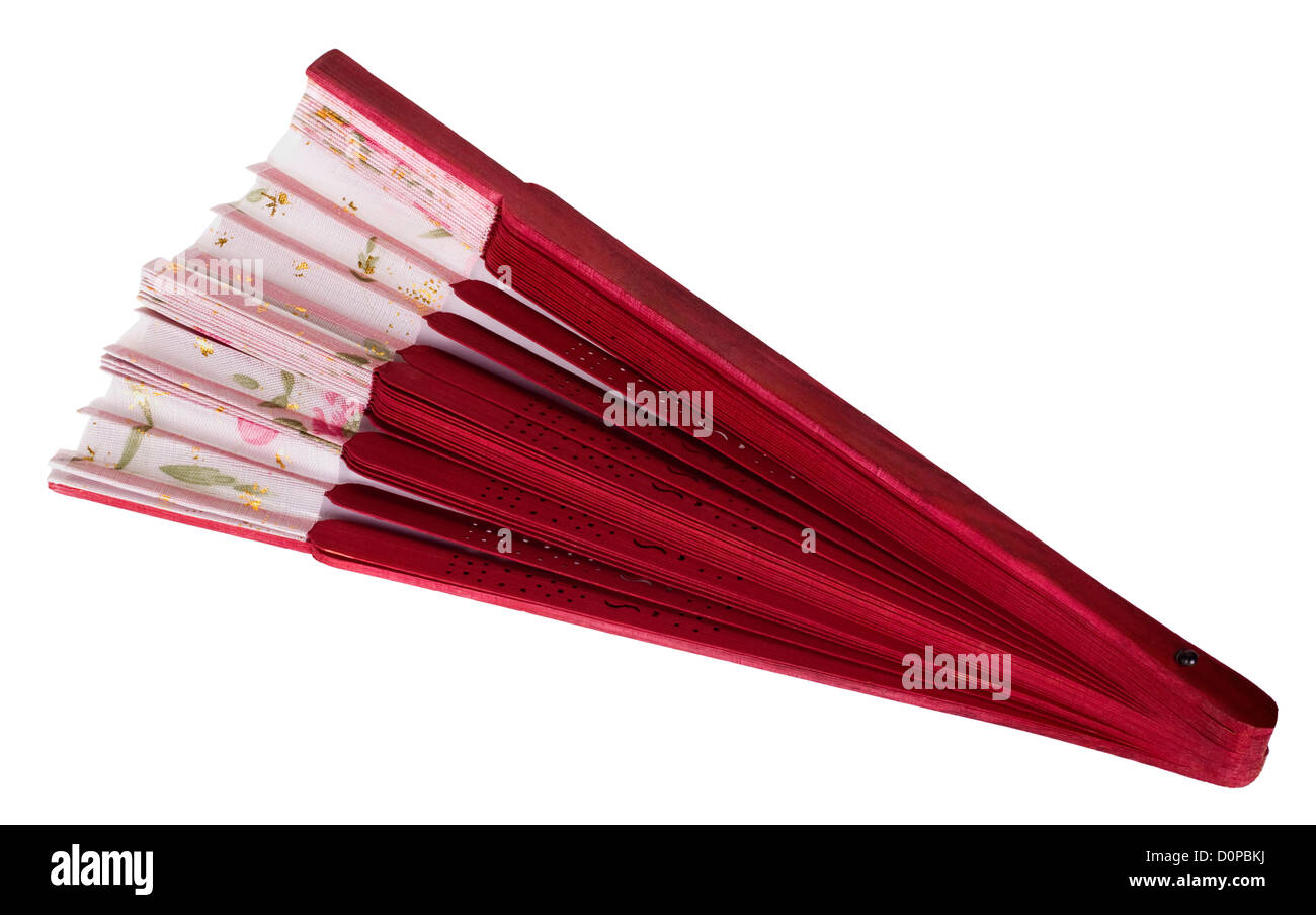 Close-up of a folding fan Stock Photo - Alamy