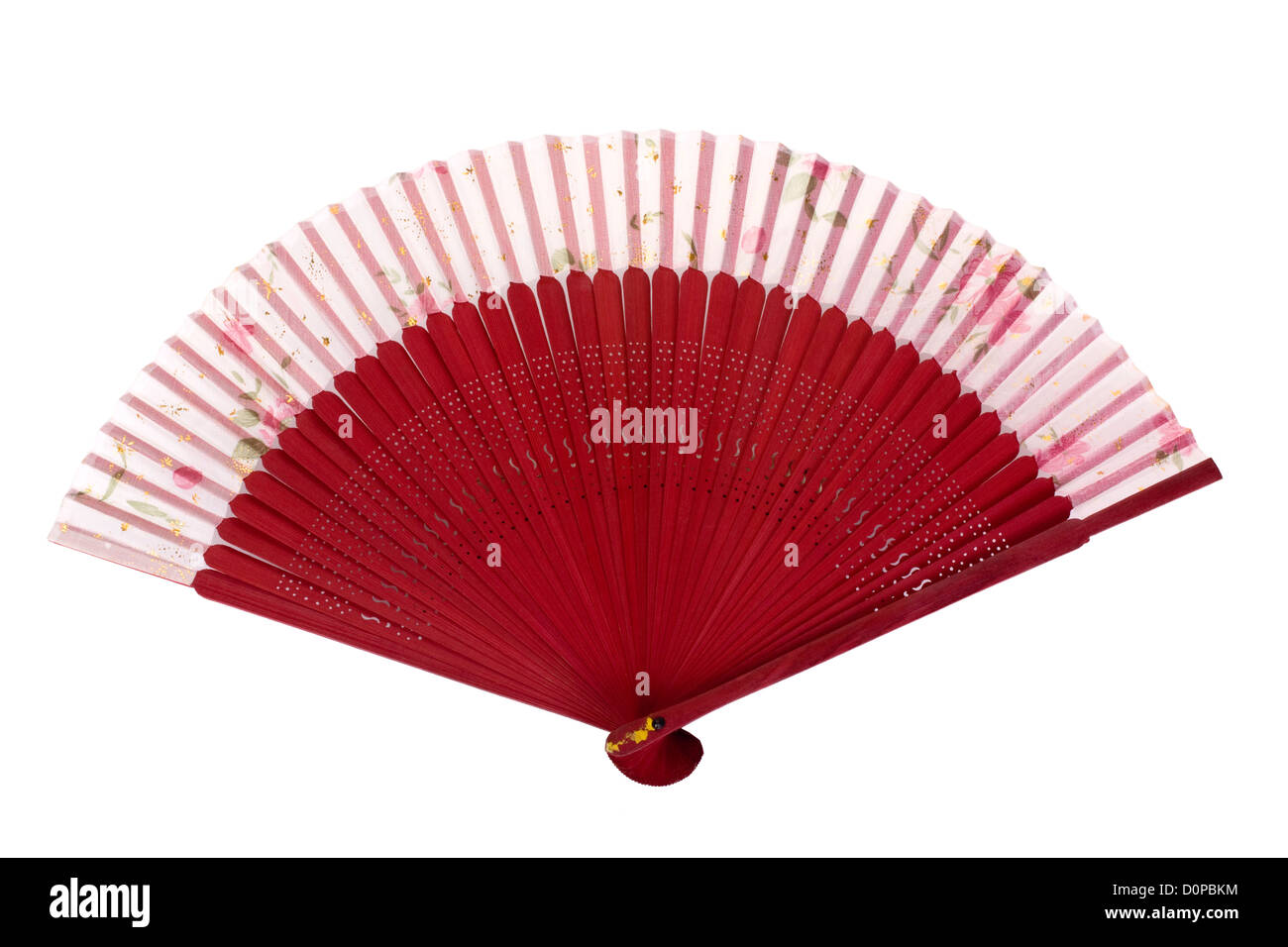 Close-up of a folding fan Stock Photo - Alamy