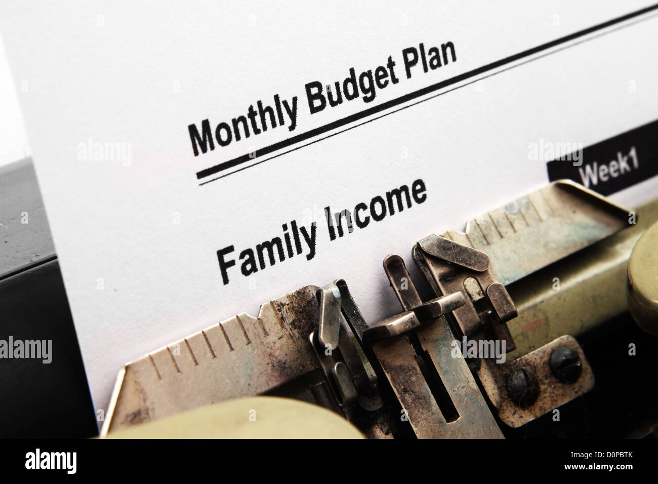 Family income text Stock Photo - Alamy
