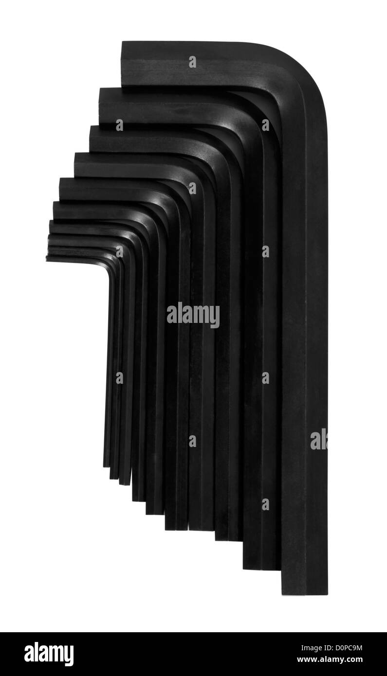 Collection of Allen keys Stock Photo - Alamy
