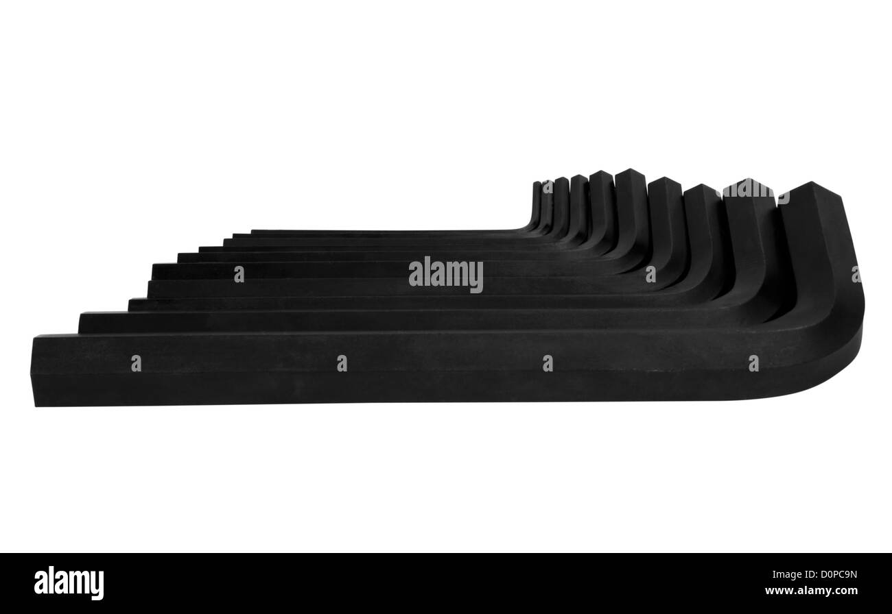 Collection of Allen keys Stock Photo - Alamy