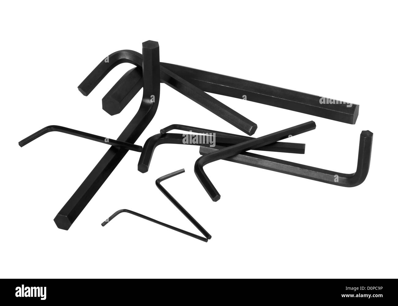 Collection of Allen keys Stock Photo - Alamy