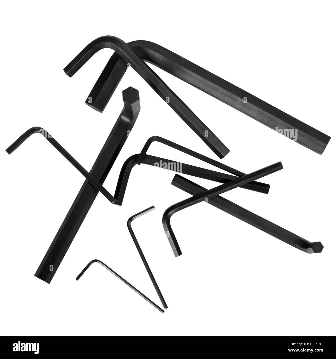Collection of Allen keys Stock Photo - Alamy