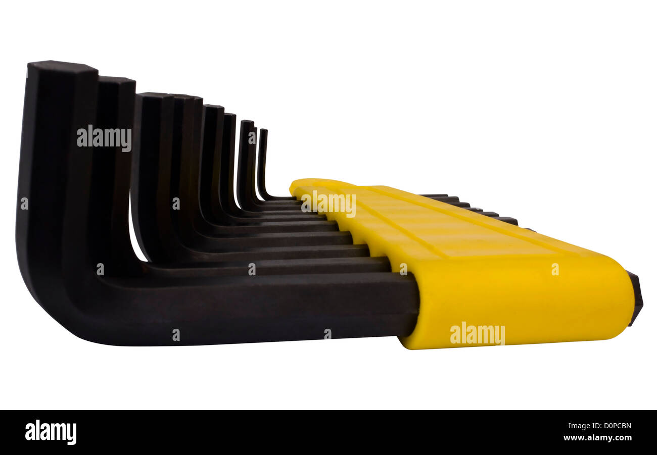 Collection of Allen keys Stock Photo - Alamy