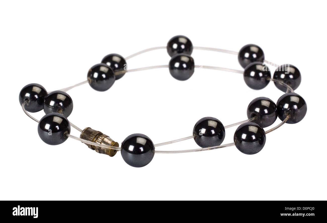 Close-up of necklace of beads Stock Photo - Alamy