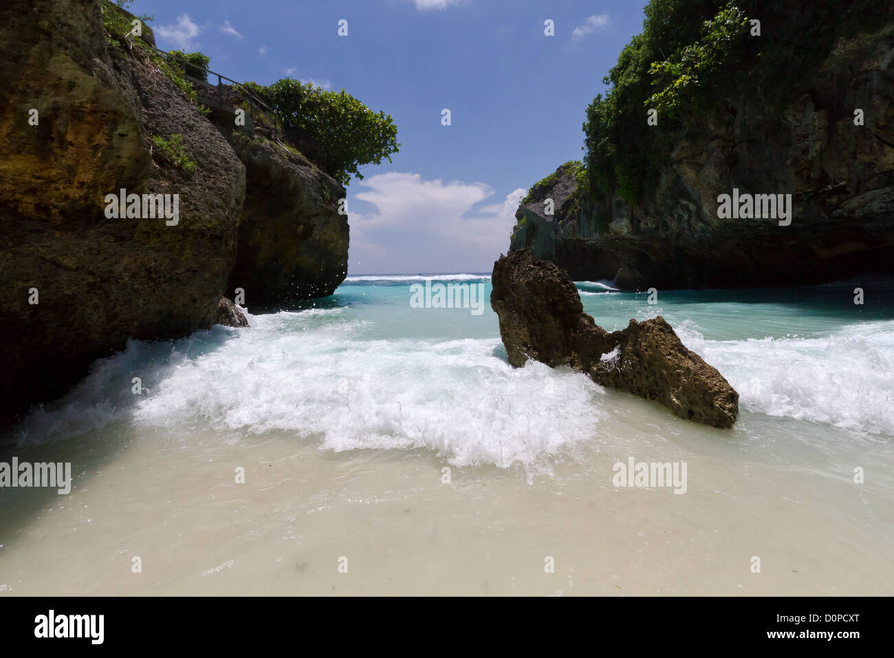 Rock Formation on the Coast of Suluban Beach on Bali, Indonesia Stock ...