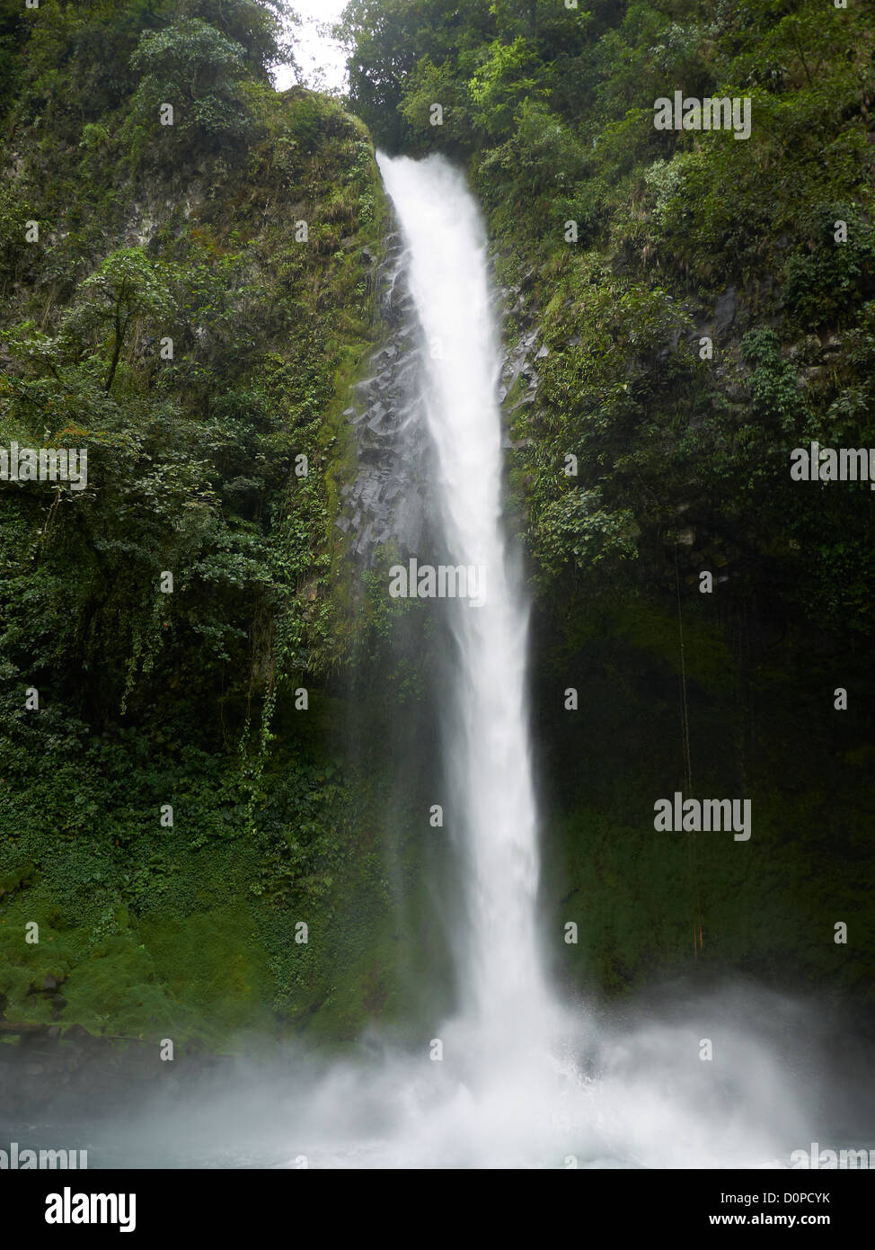Arenal volcano national park with the waterfall of la fortuna hi-res ...