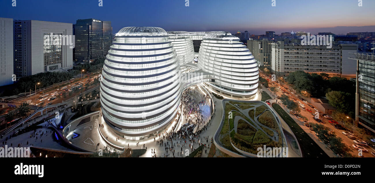 Galaxy Soho, Beijing, China. Architect: Zaha Hadid Architects, 2012 ...