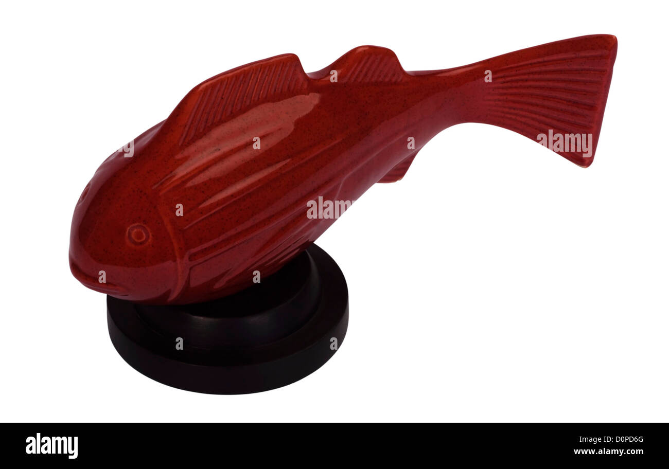 Close-up of a fish shaped showpiece Stock Photo - Alamy