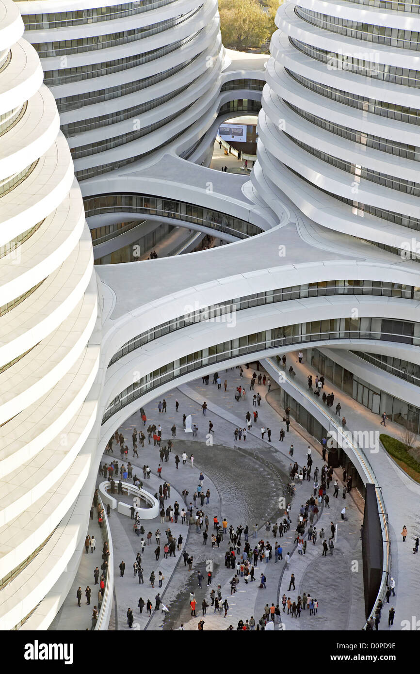 Galaxy Soho, Beijing, China. Architect: Zaha Hadid Architects, 2012 ...