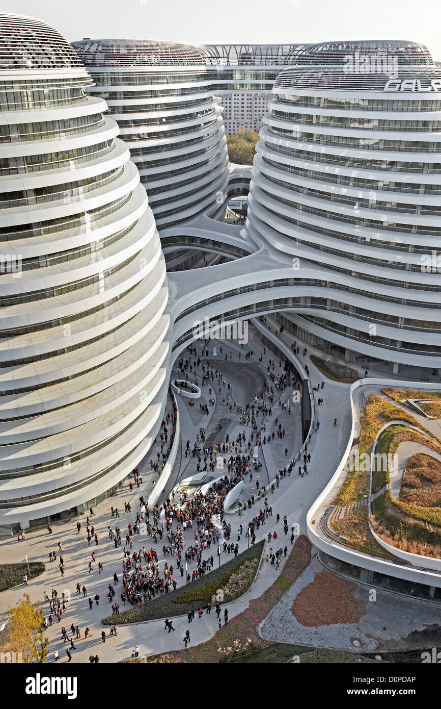 Galaxy Soho, Beijing, China. Architect: Zaha Hadid Architects, 2012 ...