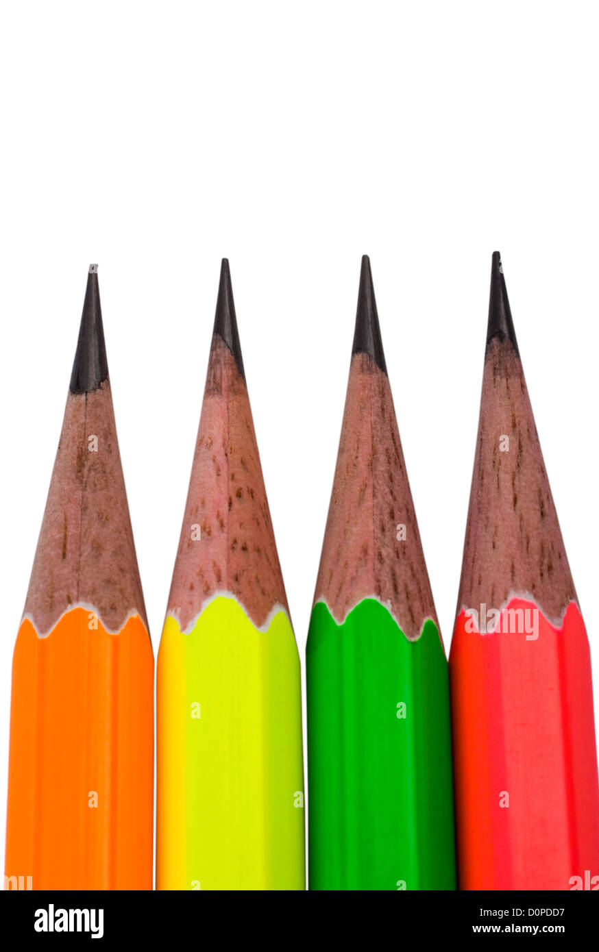 Red pencil pencils vertical still life hi-res stock photography and ...