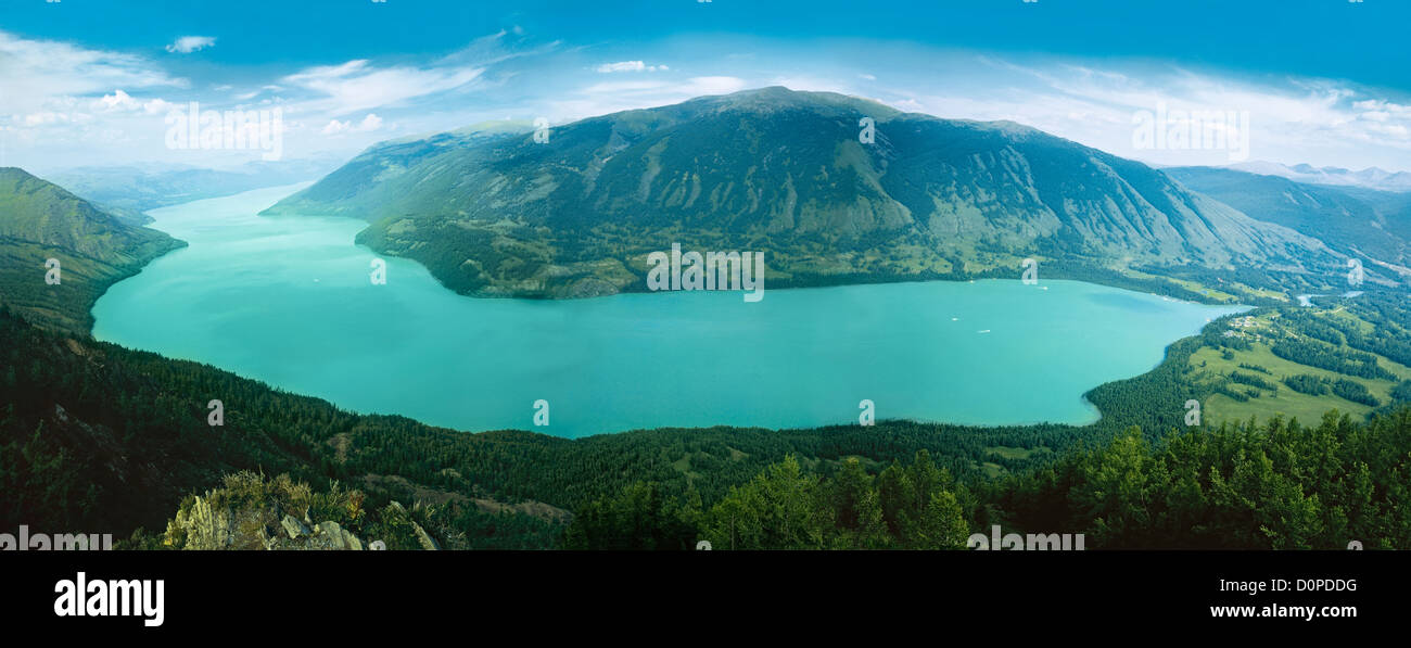Kanas Lake Xinjiang Altai Aletai City China Asia Stock Photo - Alamy