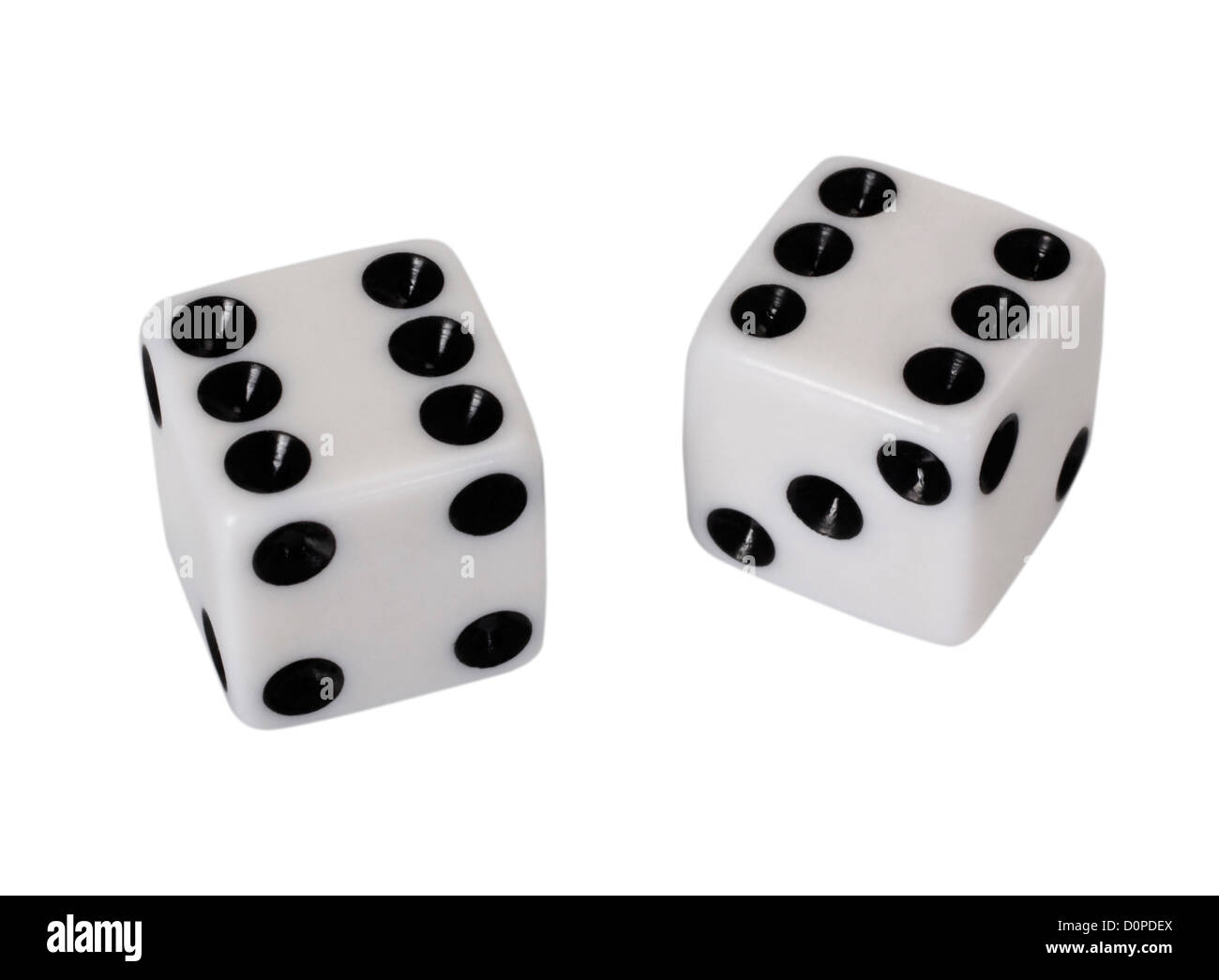 Close-up of two dices Stock Photo - Alamy
