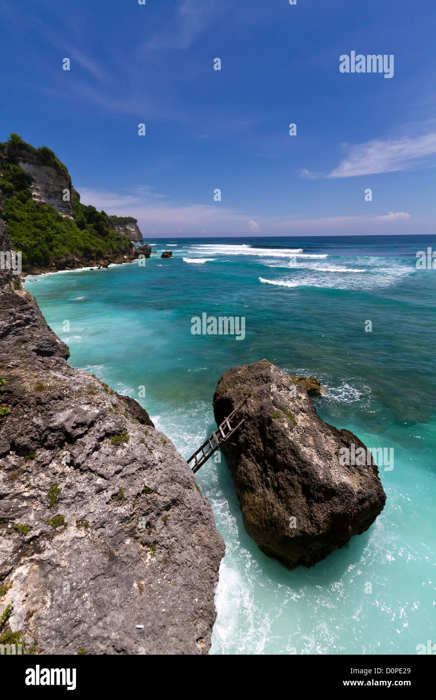 At the Coast of Suluban Beach on Bali, Indonesia Stock Photo - Alamy