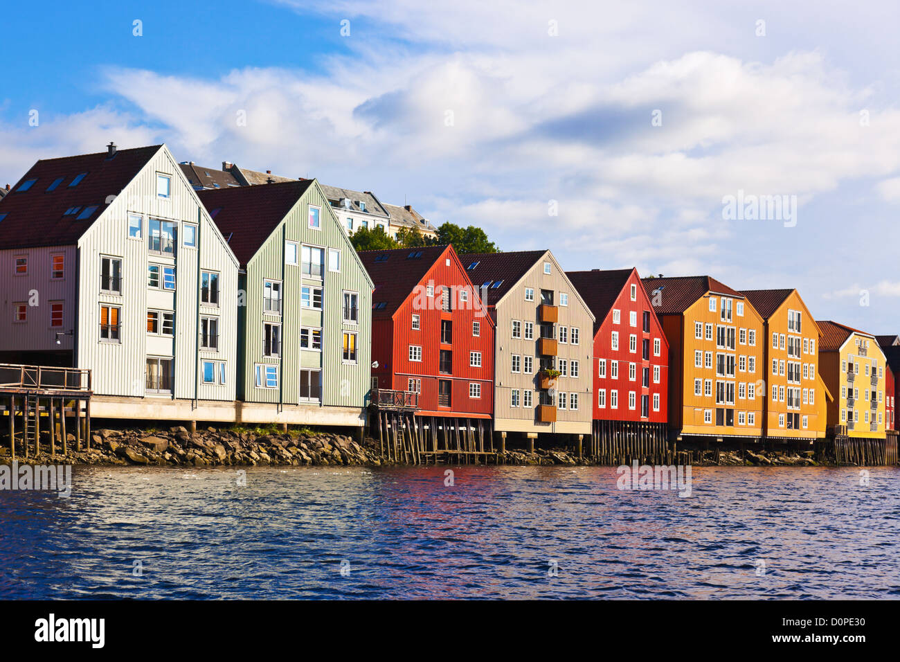 Cityscape of Trondheim, Norway Stock Photo - Alamy