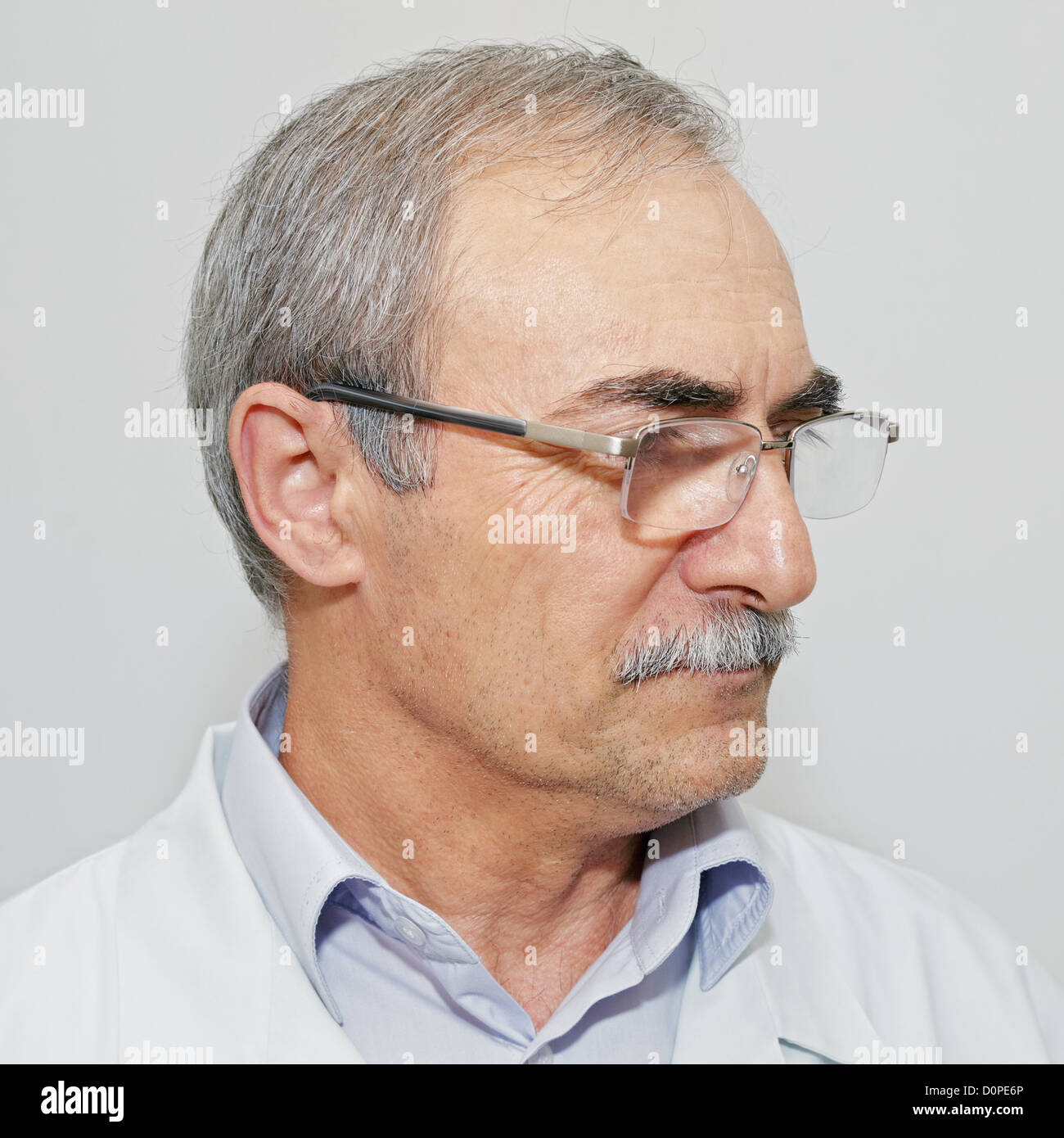 Portrait of serious doctor Stock Photo - Alamy