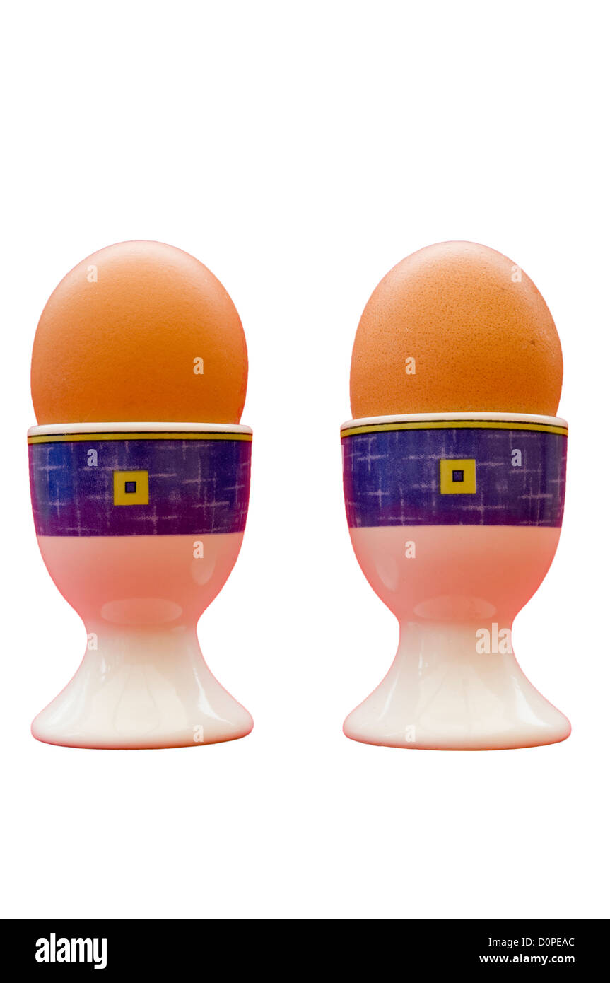 Two hard boiled eggs in hi-res stock photography and images - Alamy