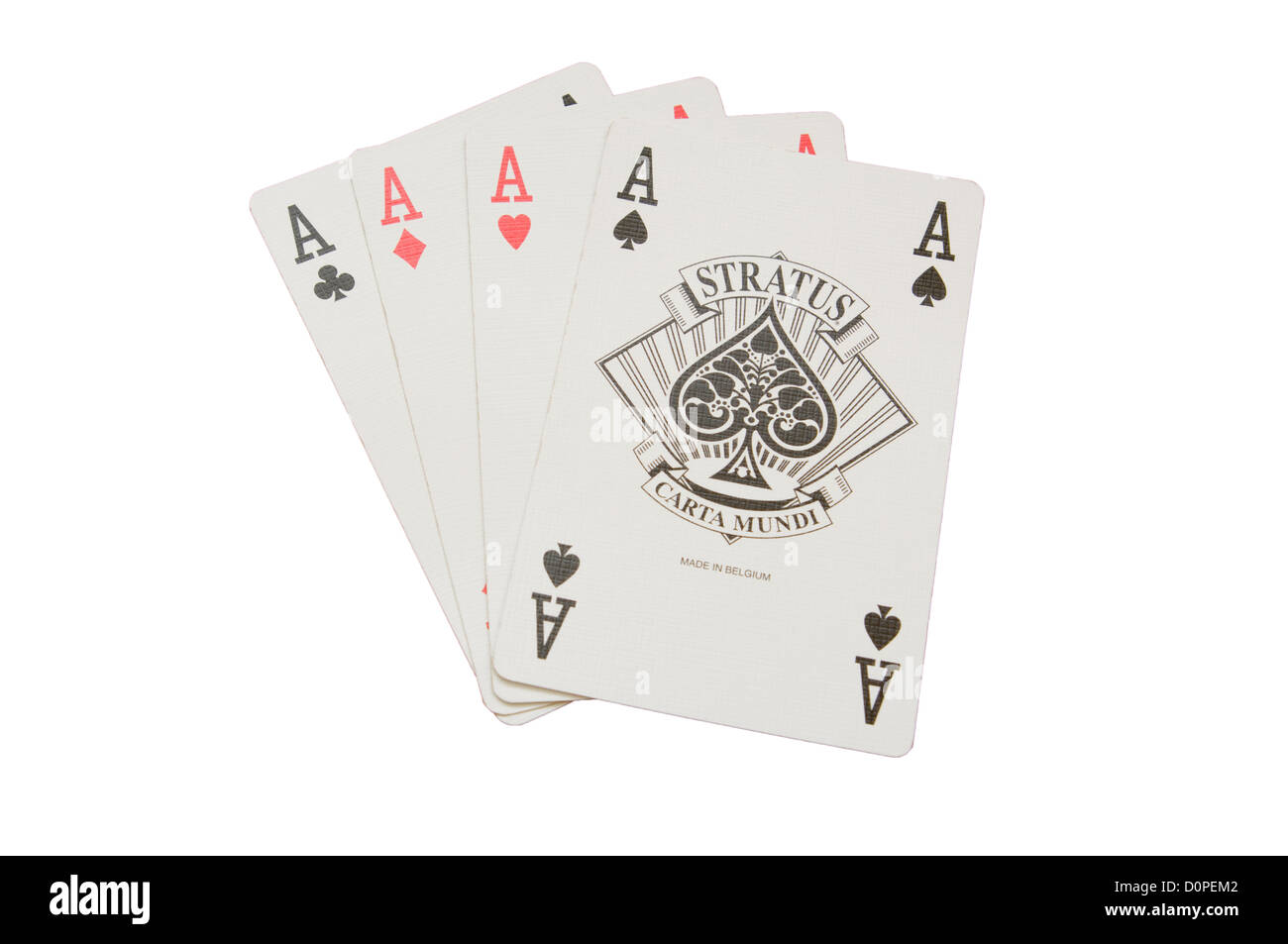 4 aces hi-res stock photography and images - Alamy