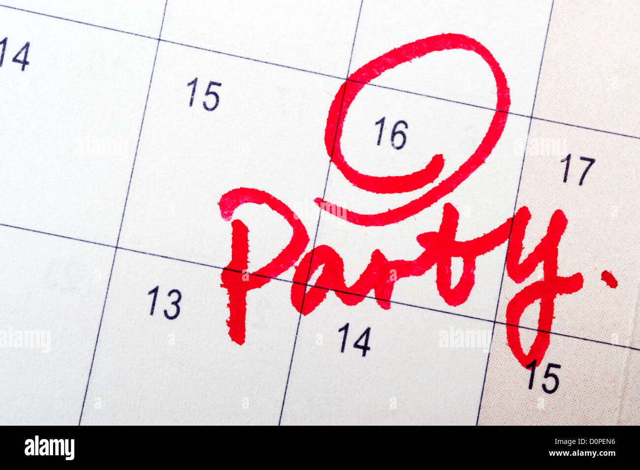 Party word hi-res stock photography and images - Alamy