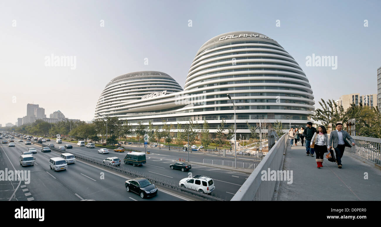 Galaxy Soho, Beijing, China. Architect: Zaha Hadid Architects, 2012 ...