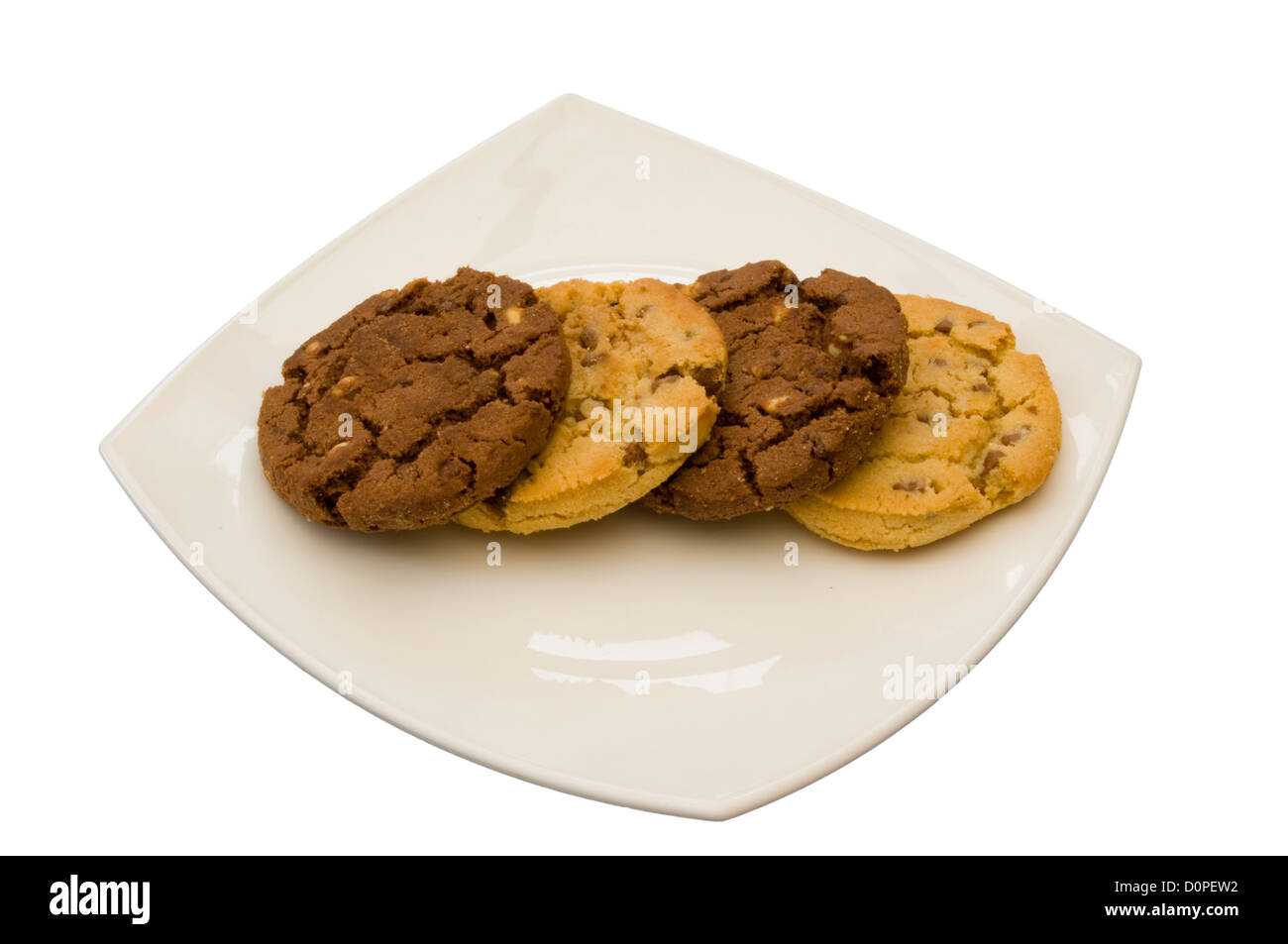 Plate of Cookies Stock Photo - Alamy