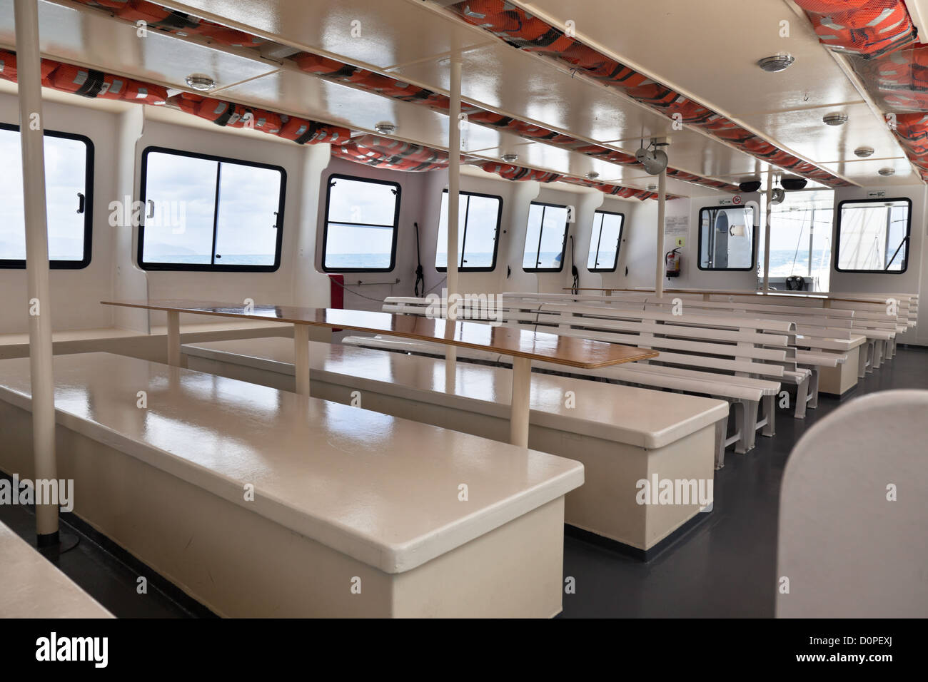 Passenger's Recreational Ship Interior. Empty cabin Stock Photo - Alamy