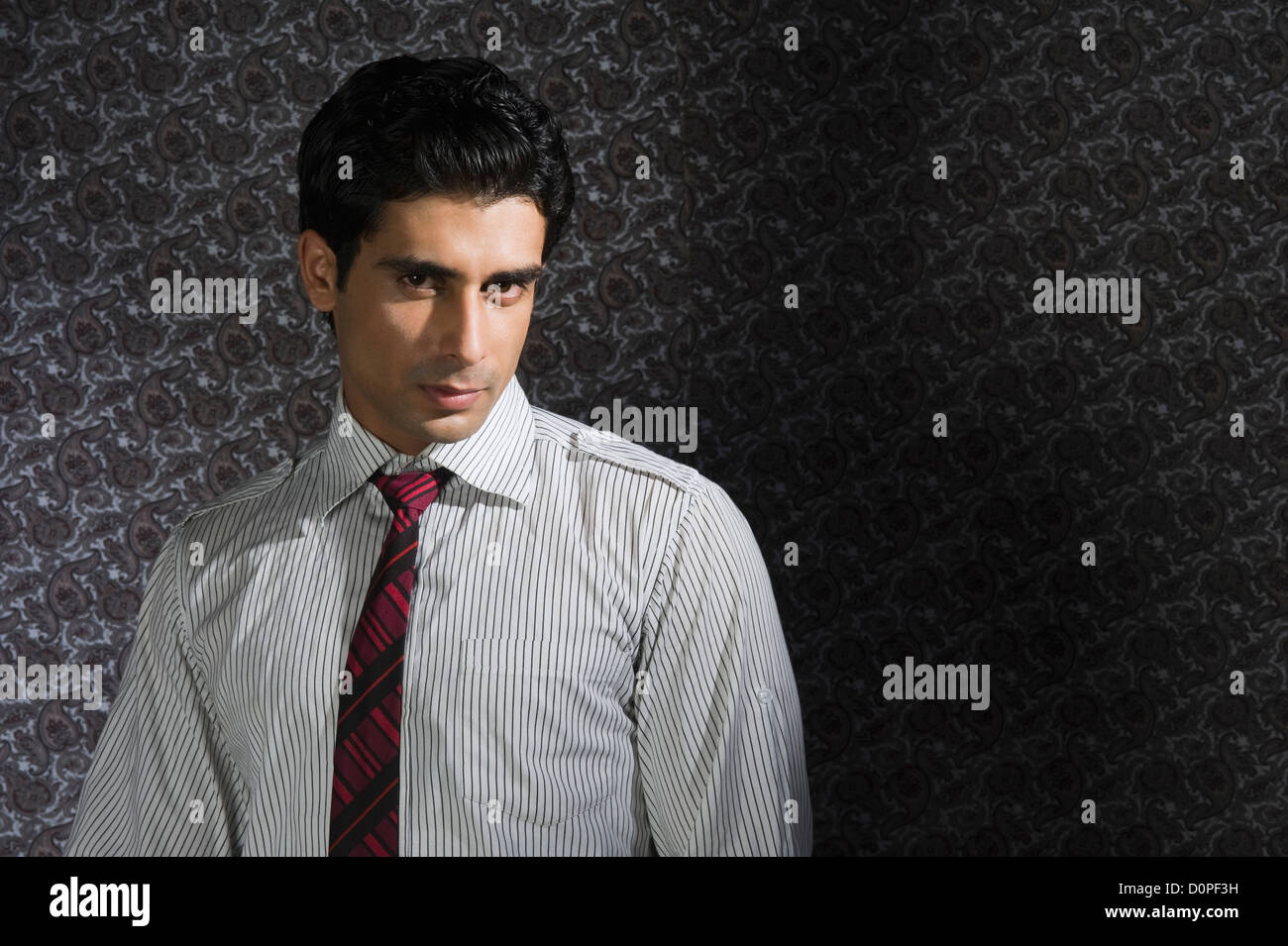 Portrait of a man thinking Stock Photo - Alamy
