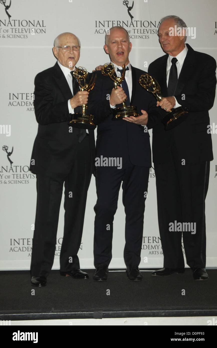 Nov. 19, 2012 - New York, New York, U.S. - ALAN ALDA RIGHT MIDDLE RYAN ...