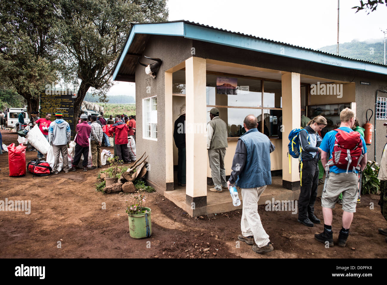 MOUNT KILIMANJARO, Tanzania — Ranger's hut at Londorossi Gate, one of ...
