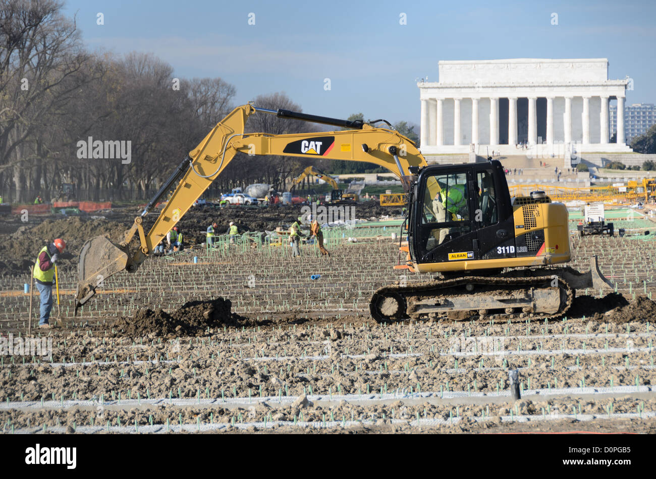 Lincoln Memorial Reflecting Pool Renovation Washington DC ...