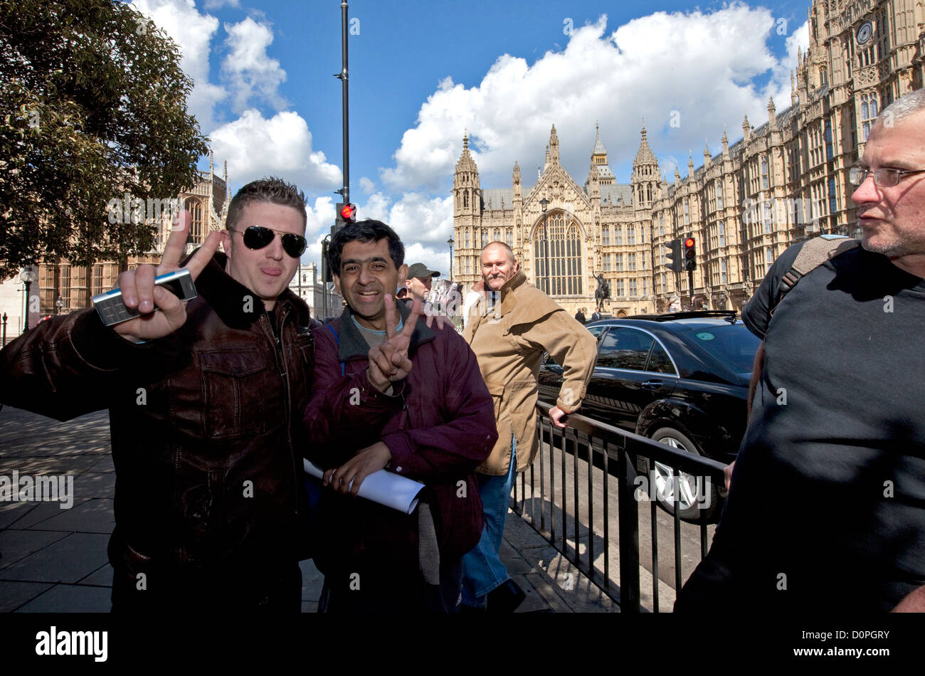 EDL (english defense league) rally in westminster Stock Photo - Alamy