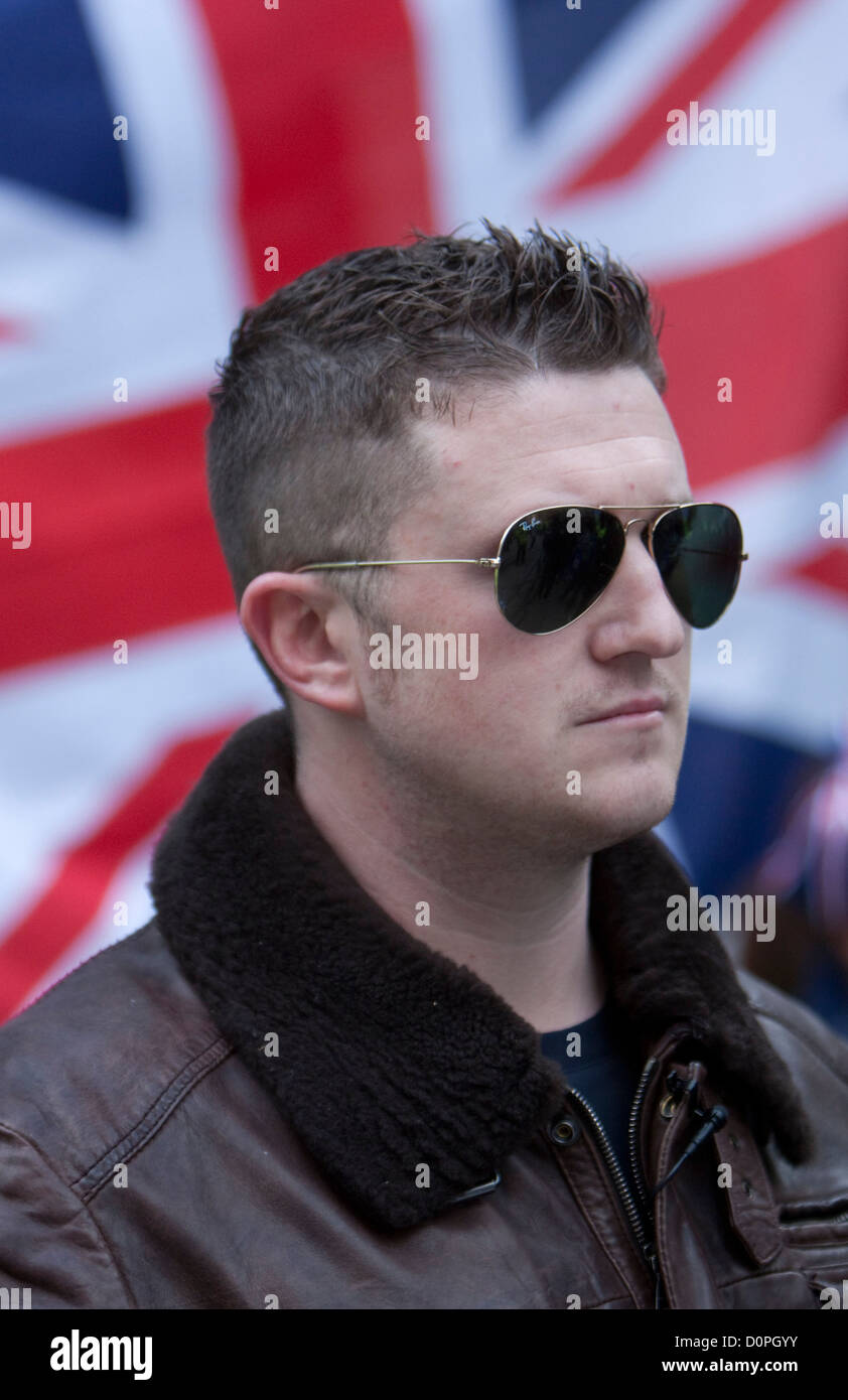 EDL (english defense league) rally in westminster Stock Photo - Alamy