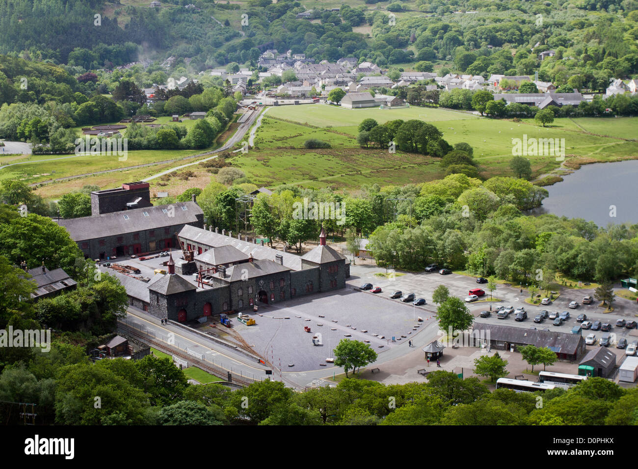 National Welsh Slate museum in Gilfach Ddu Dinorwic quarry Llanberis ...