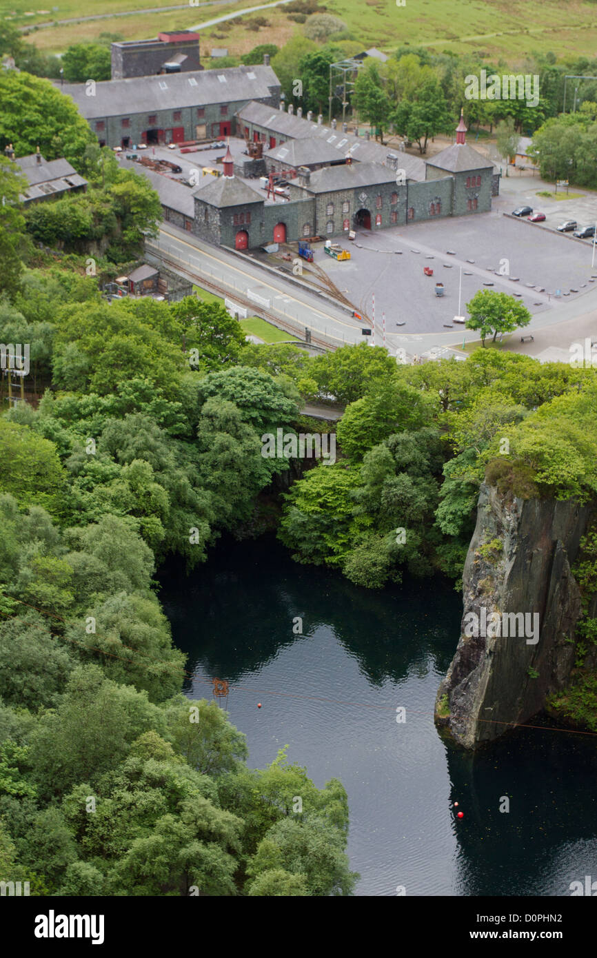 National Welsh Slate museum in Gilfach Ddu Dinorwic quarry Llanberis ...
