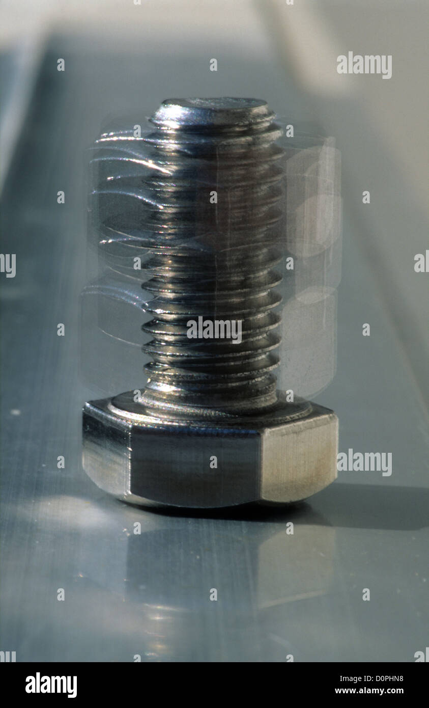 A threaded bolt Stock Photo - Alamy