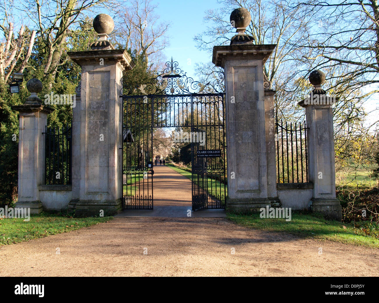 Entrance to Clare College, Cambridge, UK Stock Photo - Alamy