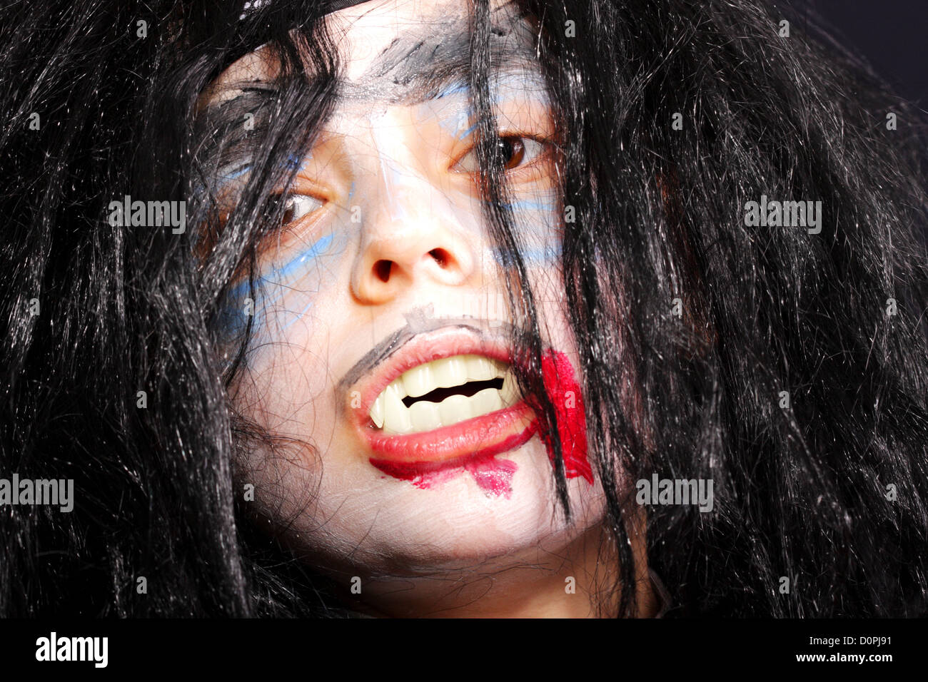 Fake vampire teeth hi-res stock photography and images - Alamy
