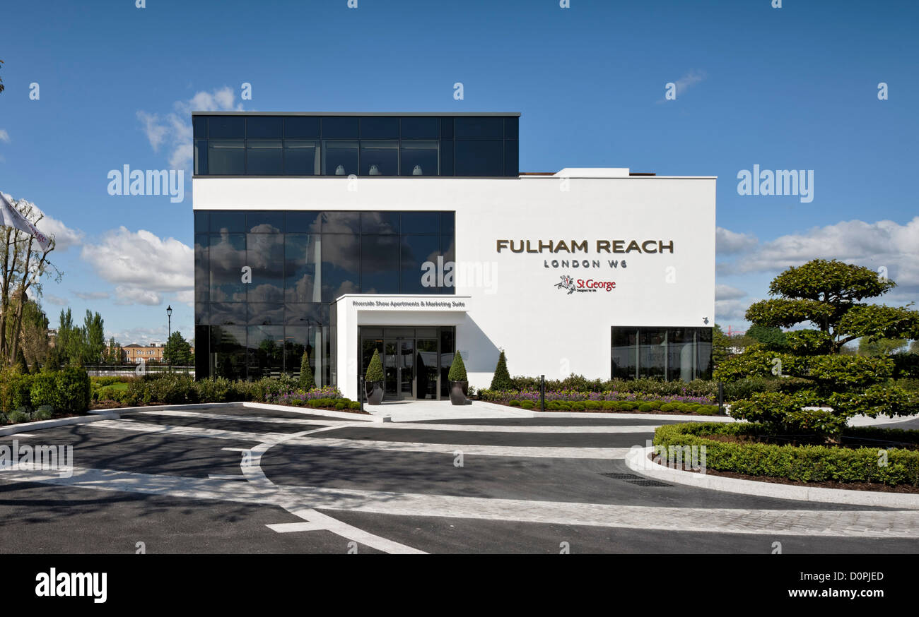 Fulham Reach Riverside Apartments Marketing Suite, London, United ...