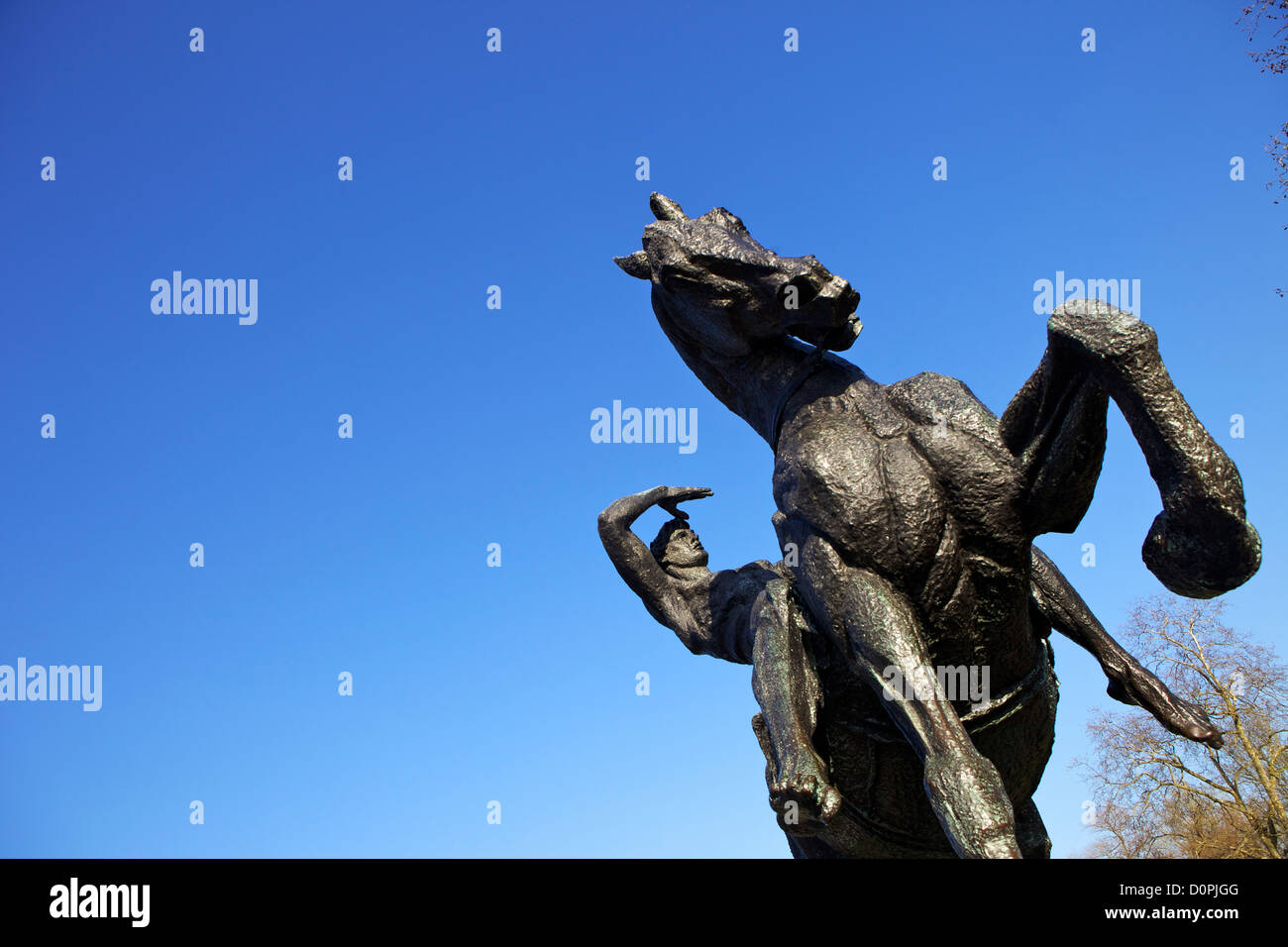 Bronze statue 'Physical Energy' by George Frederic Watts in Kensington ...