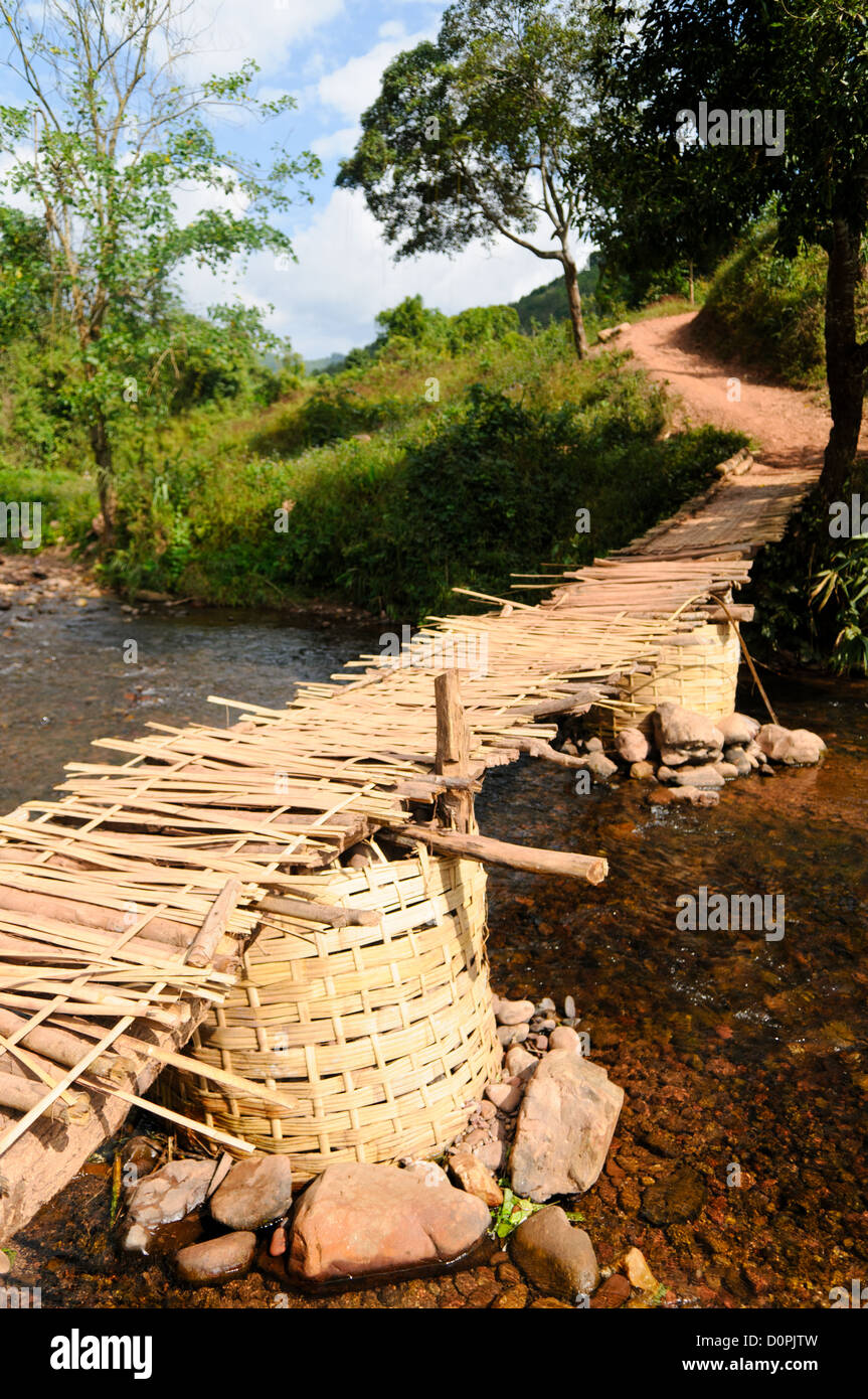 Photo of bamboo bridge hi-res stock photography and images - Alamy