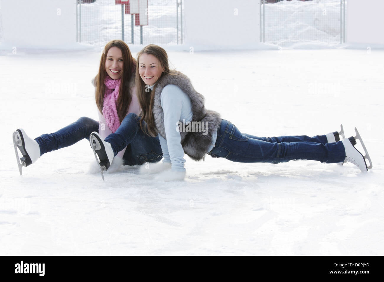 Women ice skating hi-res stock photography and images - Alamy