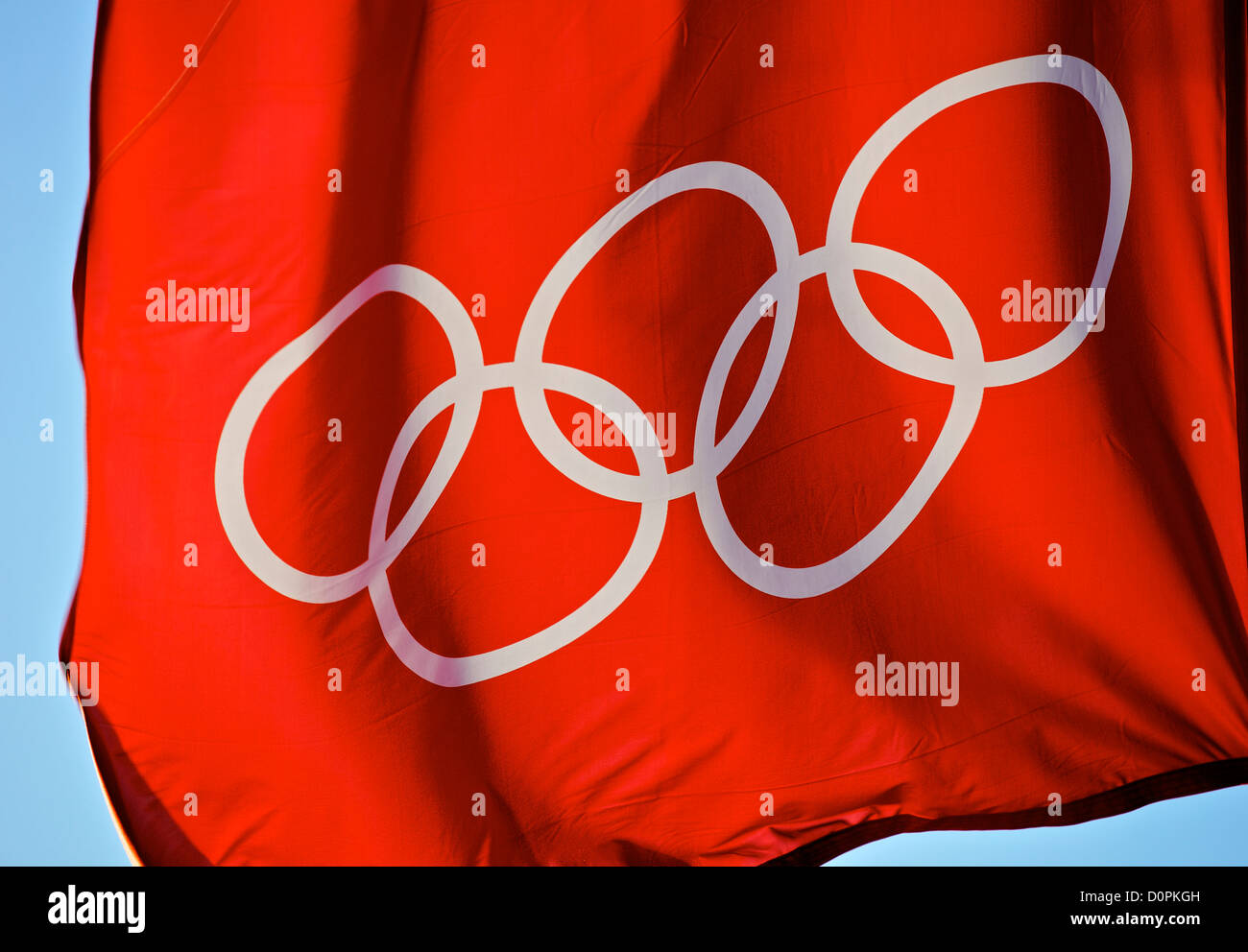 Olympics flags (banners), olympic park, Stratford, East London, UK ...