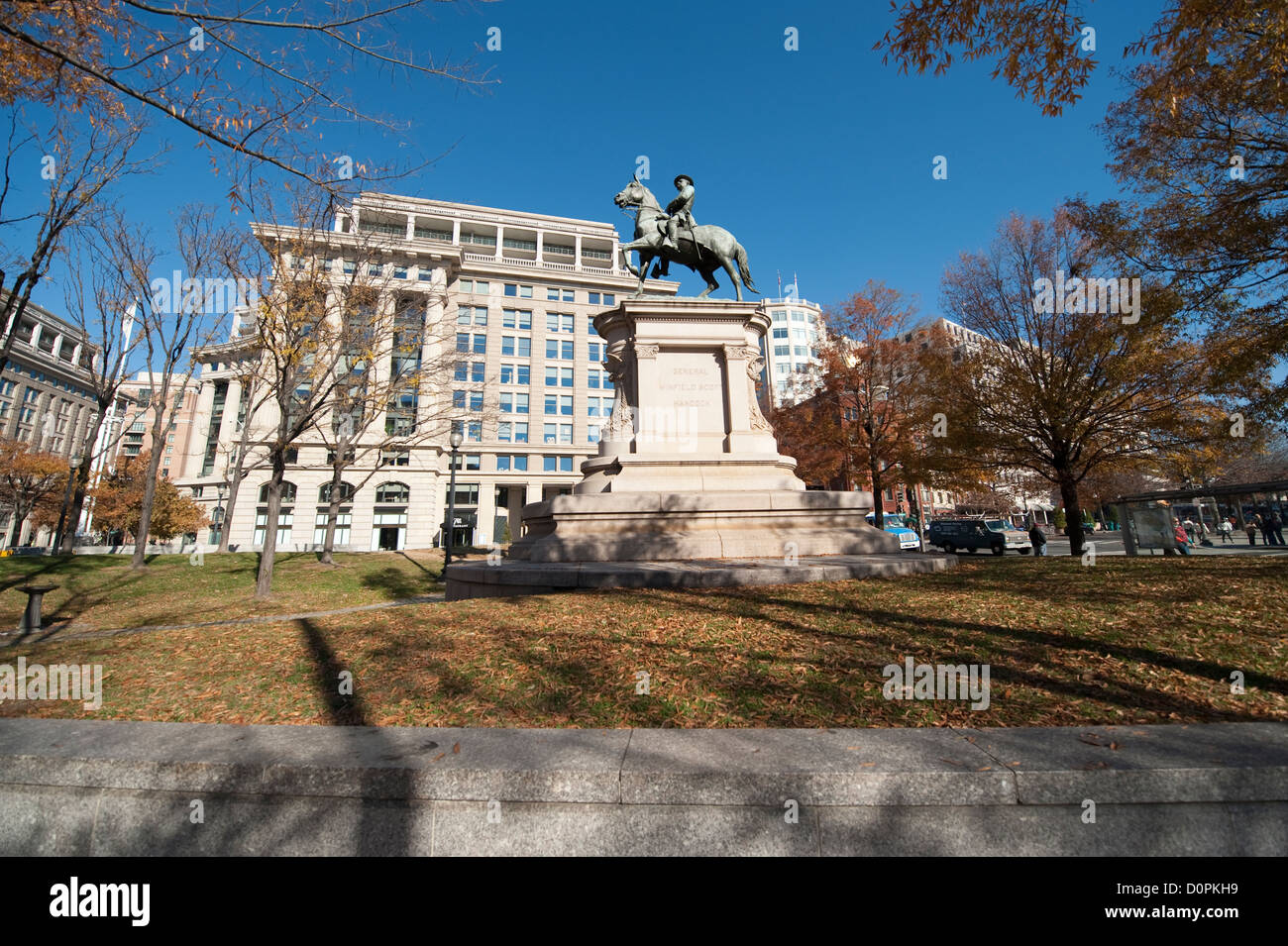 Statue general winfield scott hi-res stock photography and images - Alamy