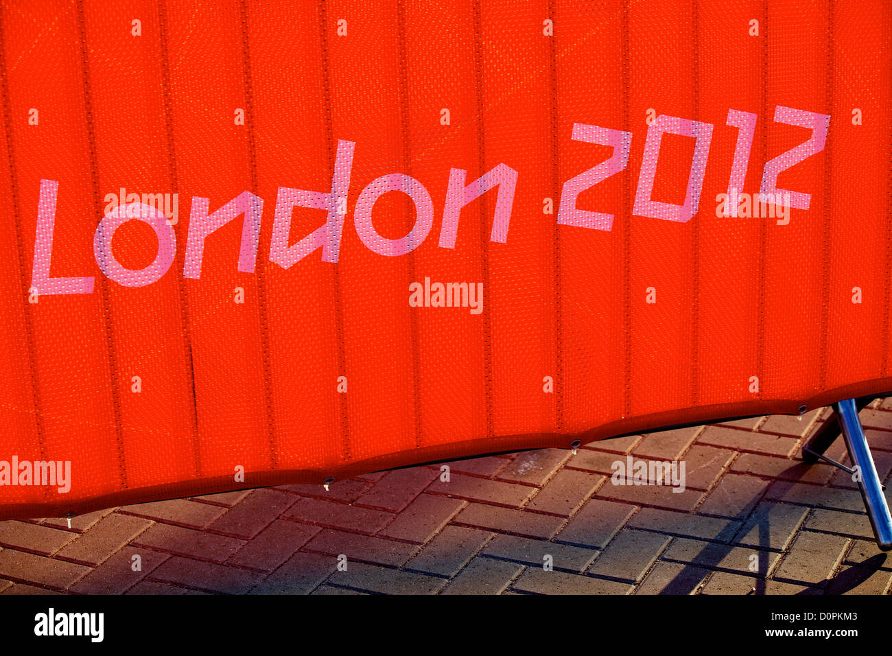 Olympics flags (banners), olympic park, Stratford, East London, UK ...