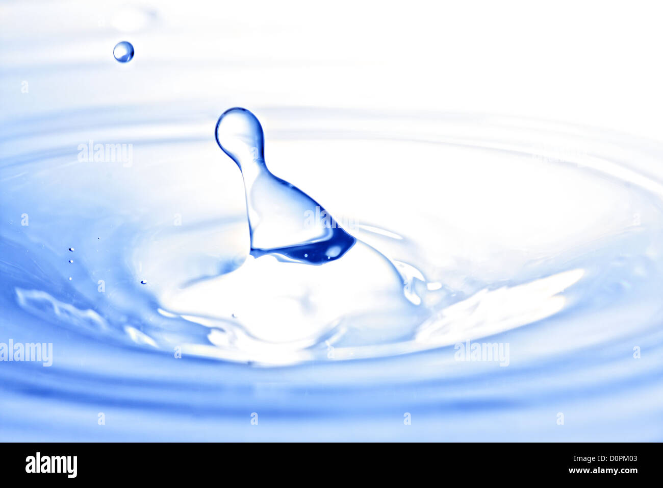 Droplet water falling puddle hi-res stock photography and images - Alamy
